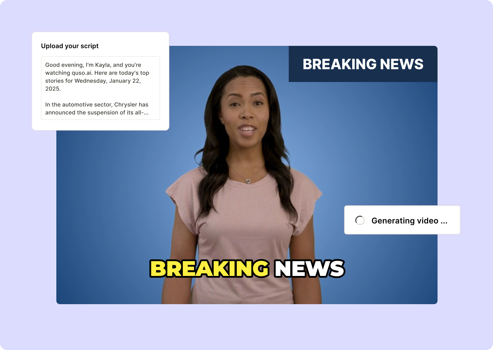 AI News Anchor: Custom Digital Newsroom Builder